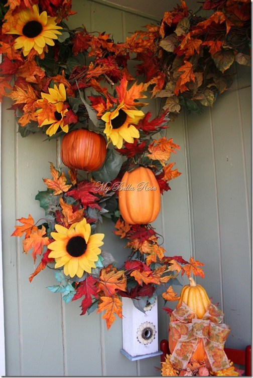My Bella Rose: My Fall Garland and The Color of Red! :)